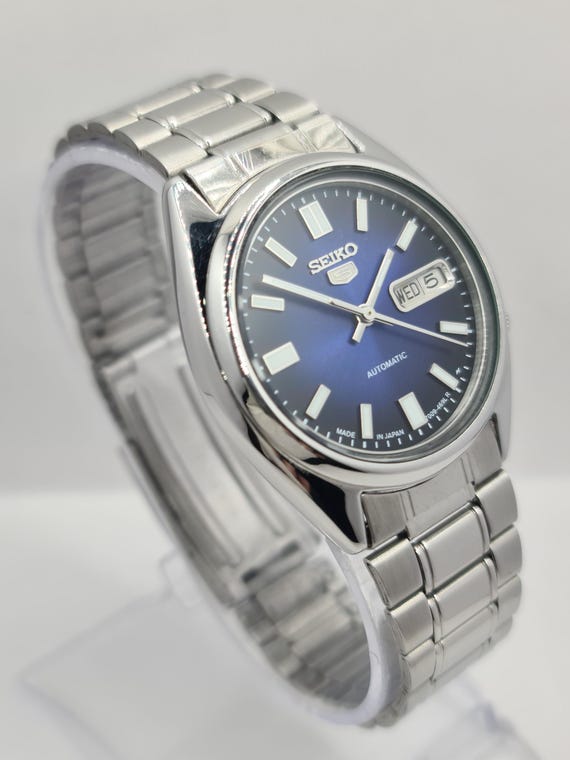 Seiko 5 Automatic Watch – Royal Blue Dial – Men's Vin… - Gem