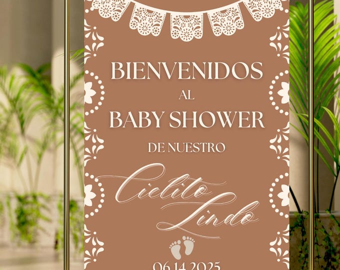 Cielito Lindo Welcome Sign 20x30 Template En Espanol, Edit En Canva ...