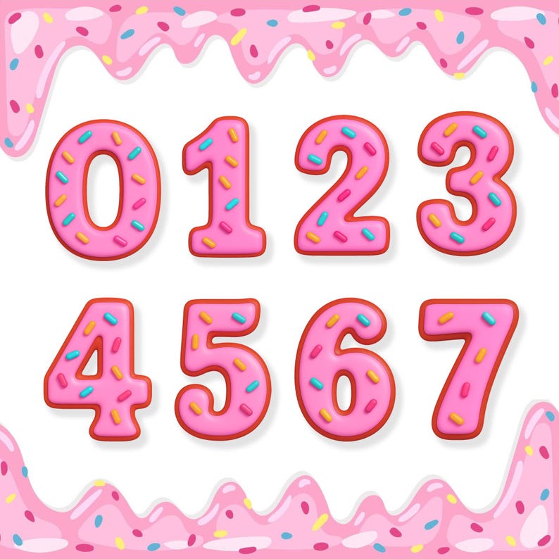 Donut 3D Letters PNG, Donut Alphabet Clip Art, PNG, Donuts Alphabet ...