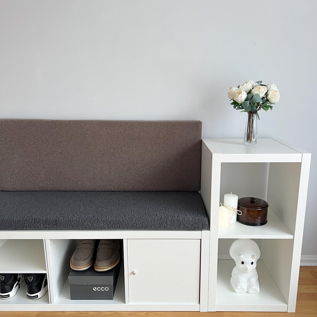 IKEA Kallax Bench Cushion | Boucle Seat Pad | Custom Window Seat ...