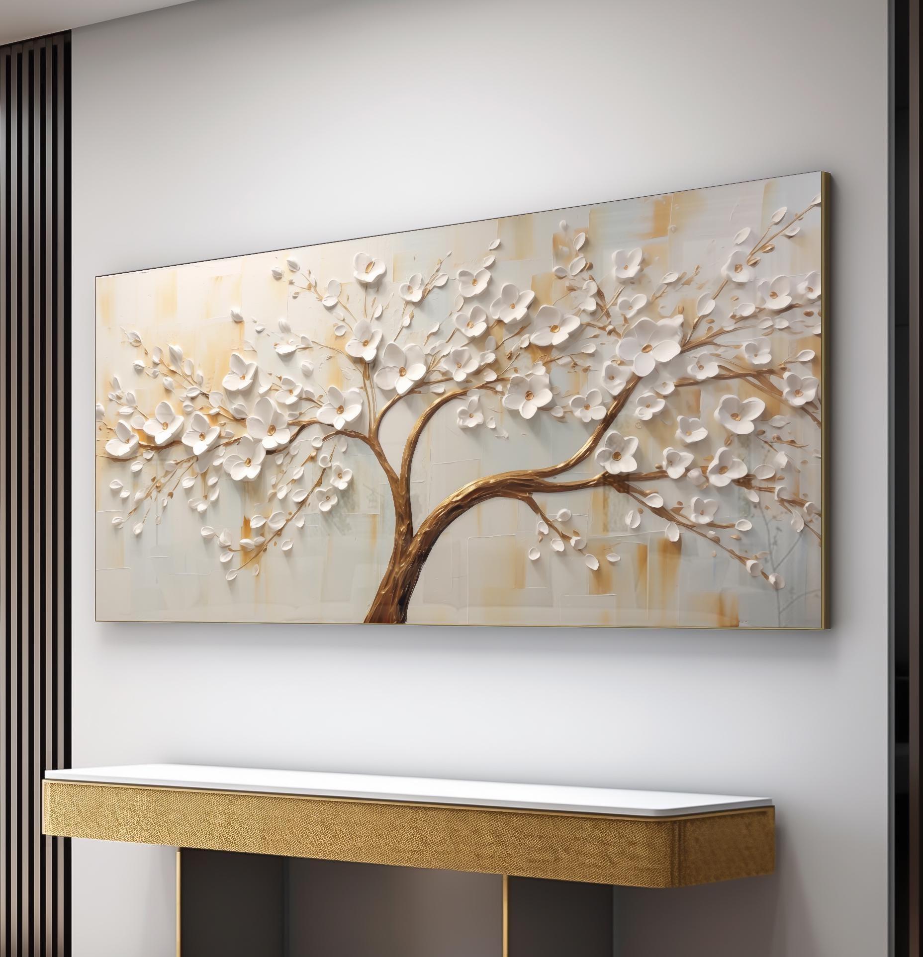 3D Tree Wall Art - Digital Download, Painting Style, Abstract Trees ...