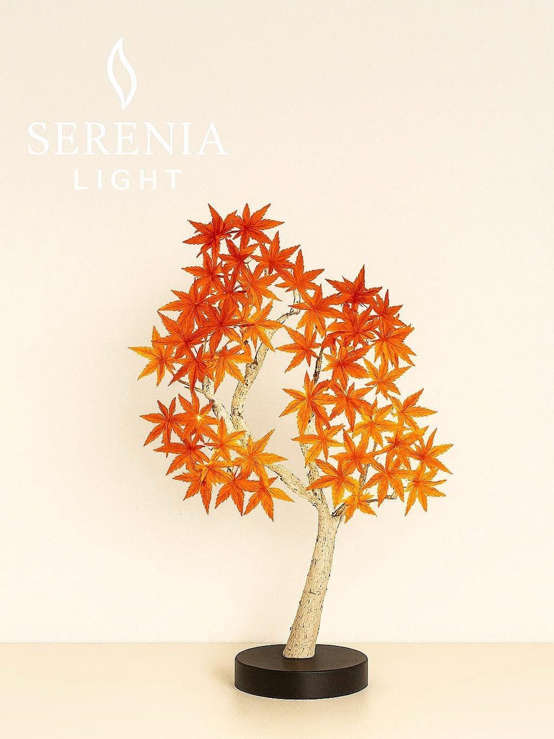 Oak Tree LED Lamp – Light-up Decorative Tree With Warm Glow, Nature ...