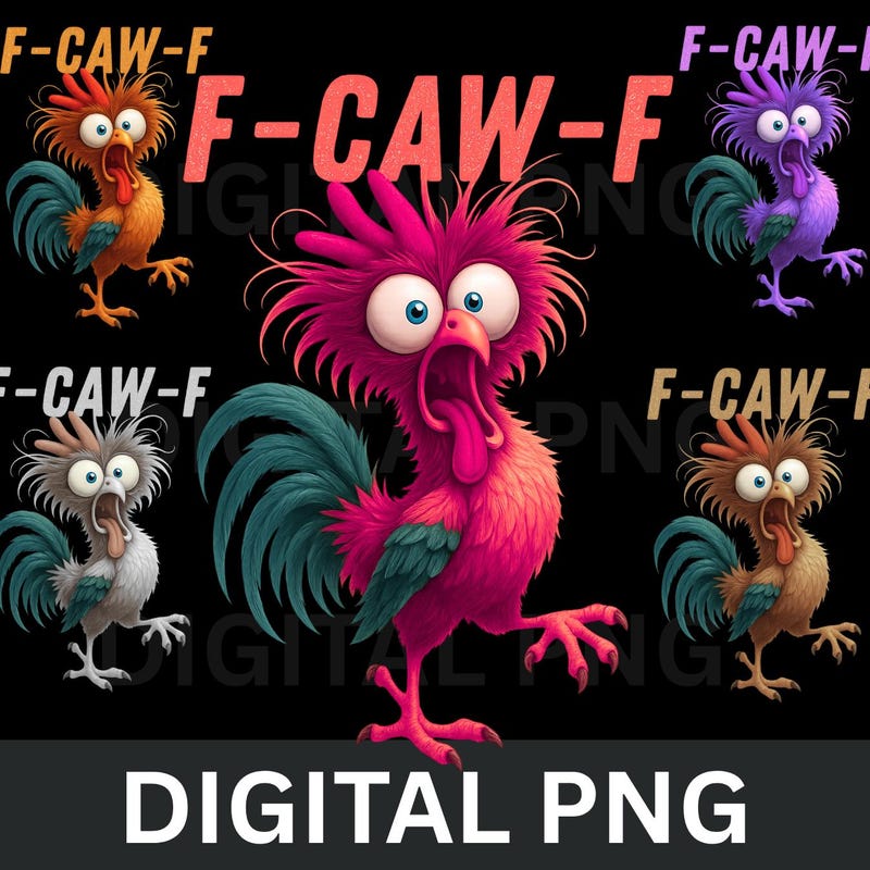Fcawf Bird in Colors Svg - Etsy