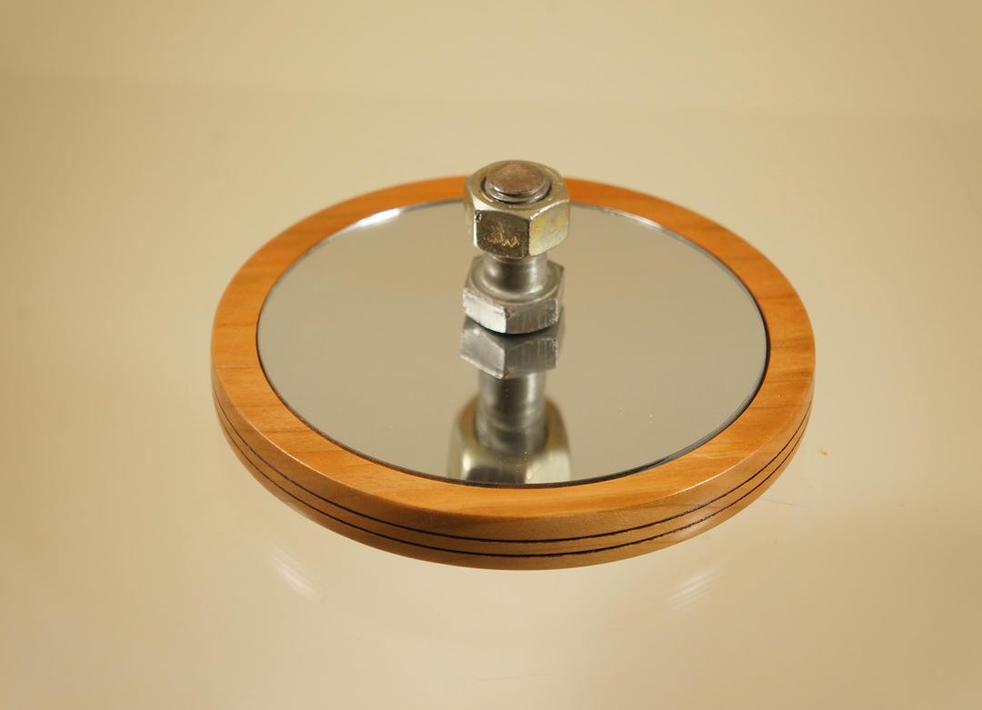 Mirrored Spin Plate for Spinning Tops. Small Spin Station With CONCAVE ...