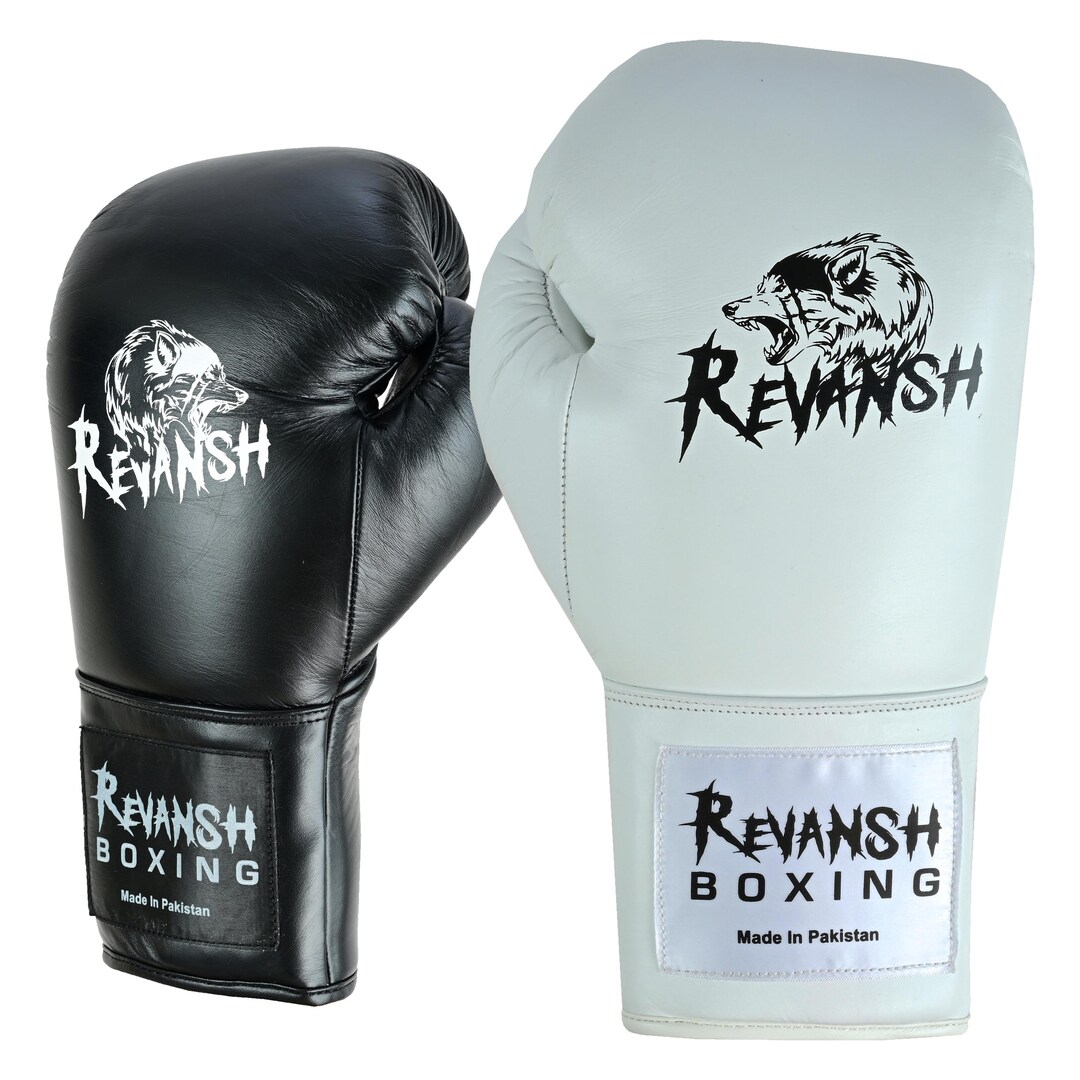 Lace up Boxing Gloves - Made of Cowhide Leather for Sparring & Training ...