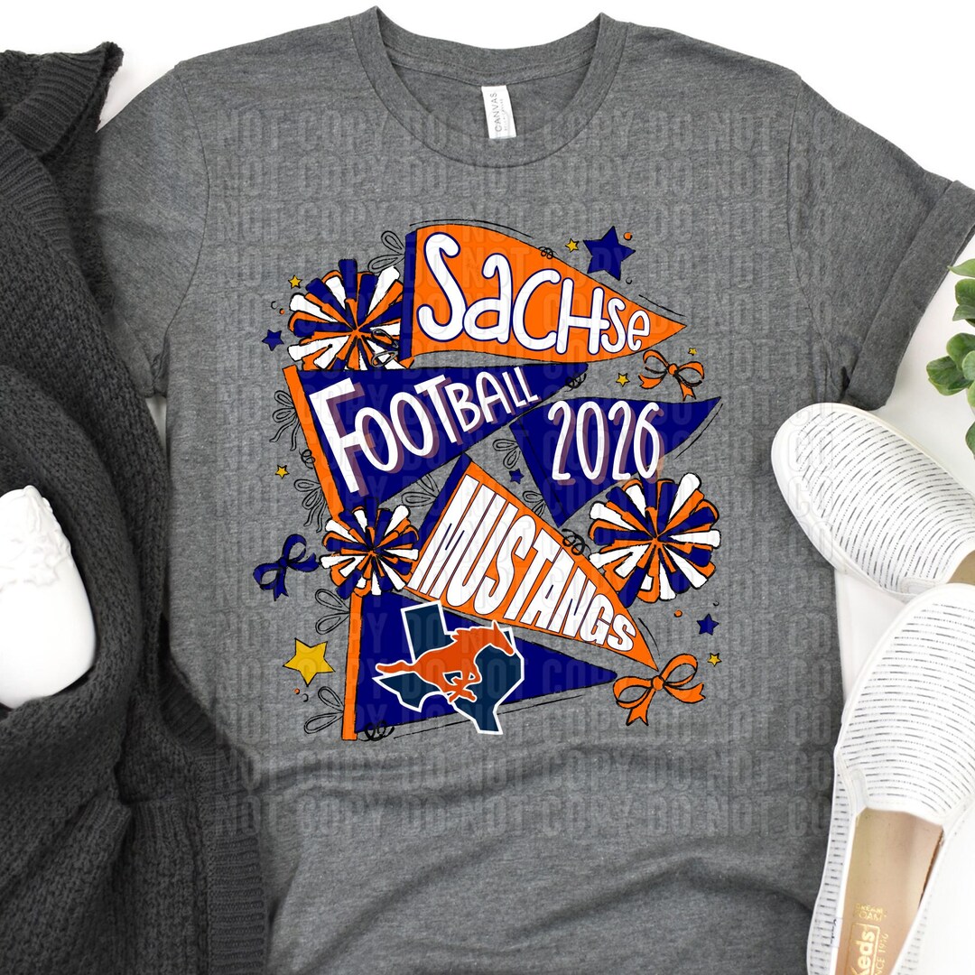 Pennant School Spirit Team Mascot Shirts, CUSTOM Order - Etsy
