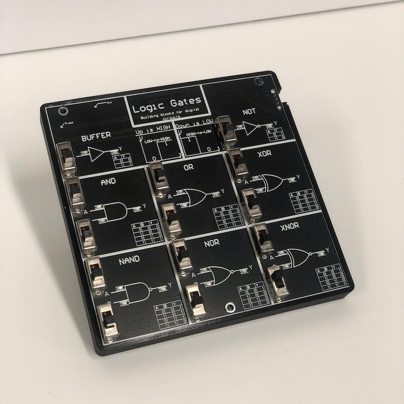 Logic Gates - Interactive Digital Electronics Learning Kit - Etsy