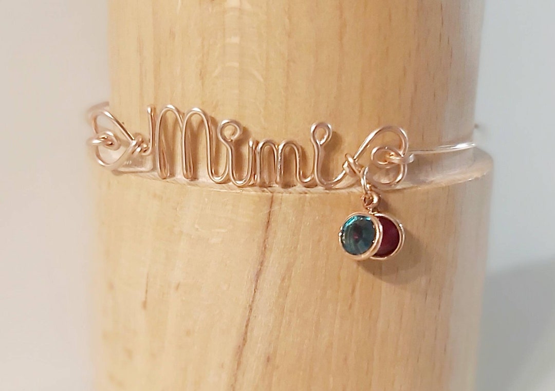 Grandmother Bracelet Rose Gold, Mimi Jewelry Gift, Grandmother Jewelry ...