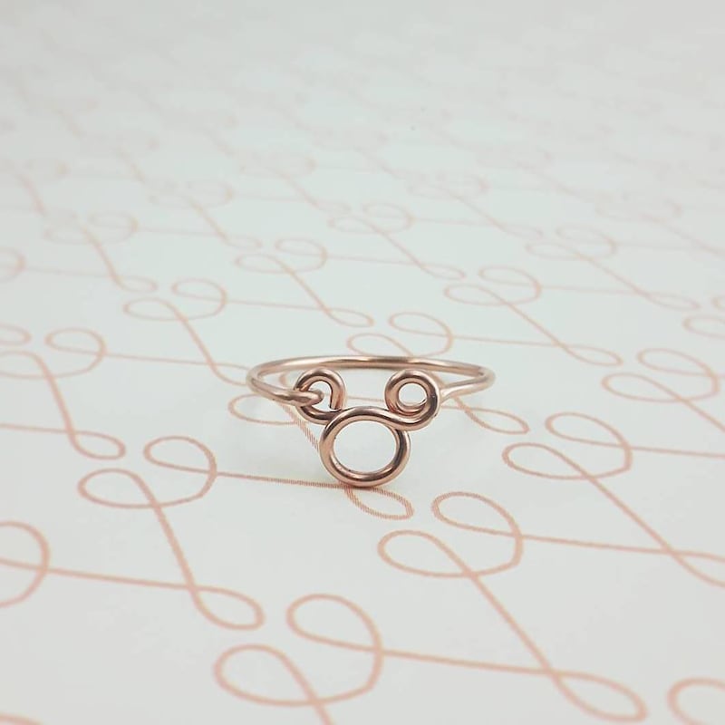 Mickey Mouse Ring - Etsy