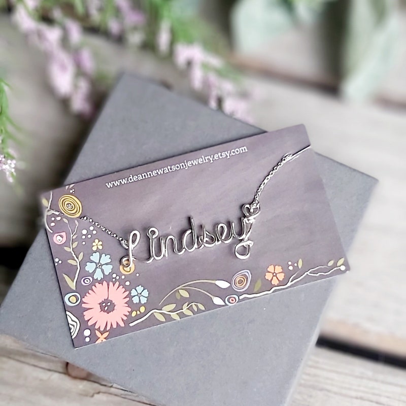 Wire Name Ring - Etsy