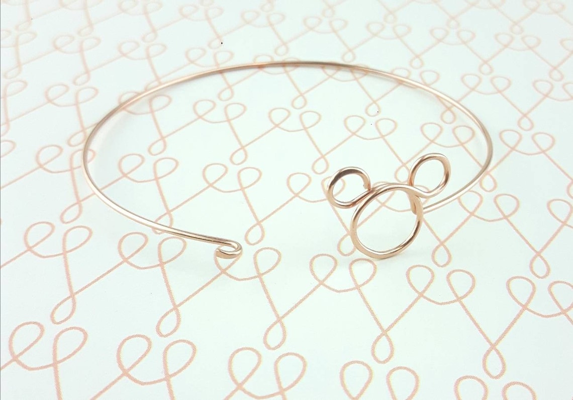 Mickey Mouse Bangle Disney Jewelry Gift Disney Gifts for - Etsy