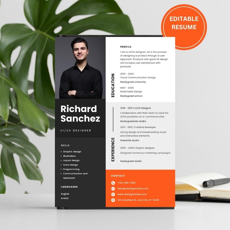 Resume and Cover Letter Bundle Template High-resolution, Professional ...