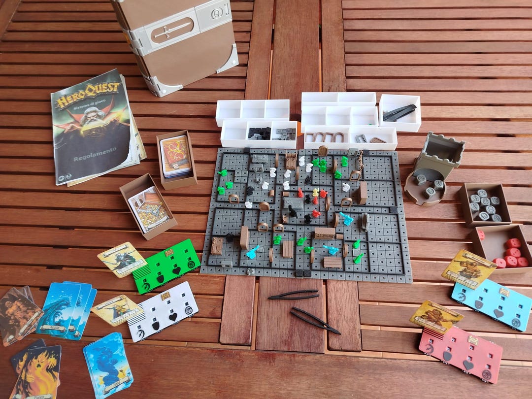 Mini Heroquest STL – Full Travel Set | 3D Printable Dungeon Crawler in ...