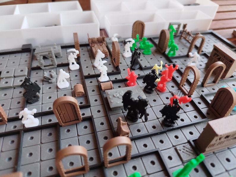 Mini Heroquest STL – Full Travel Set | 3D Printable Dungeon Crawler in ...