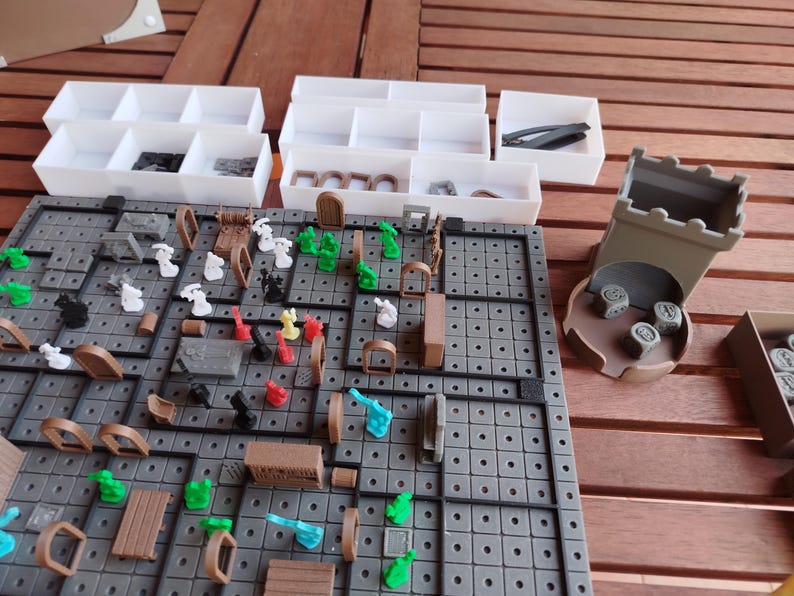 Mini Heroquest STL – Full Travel Set | 3D Printable Dungeon Crawler in ...