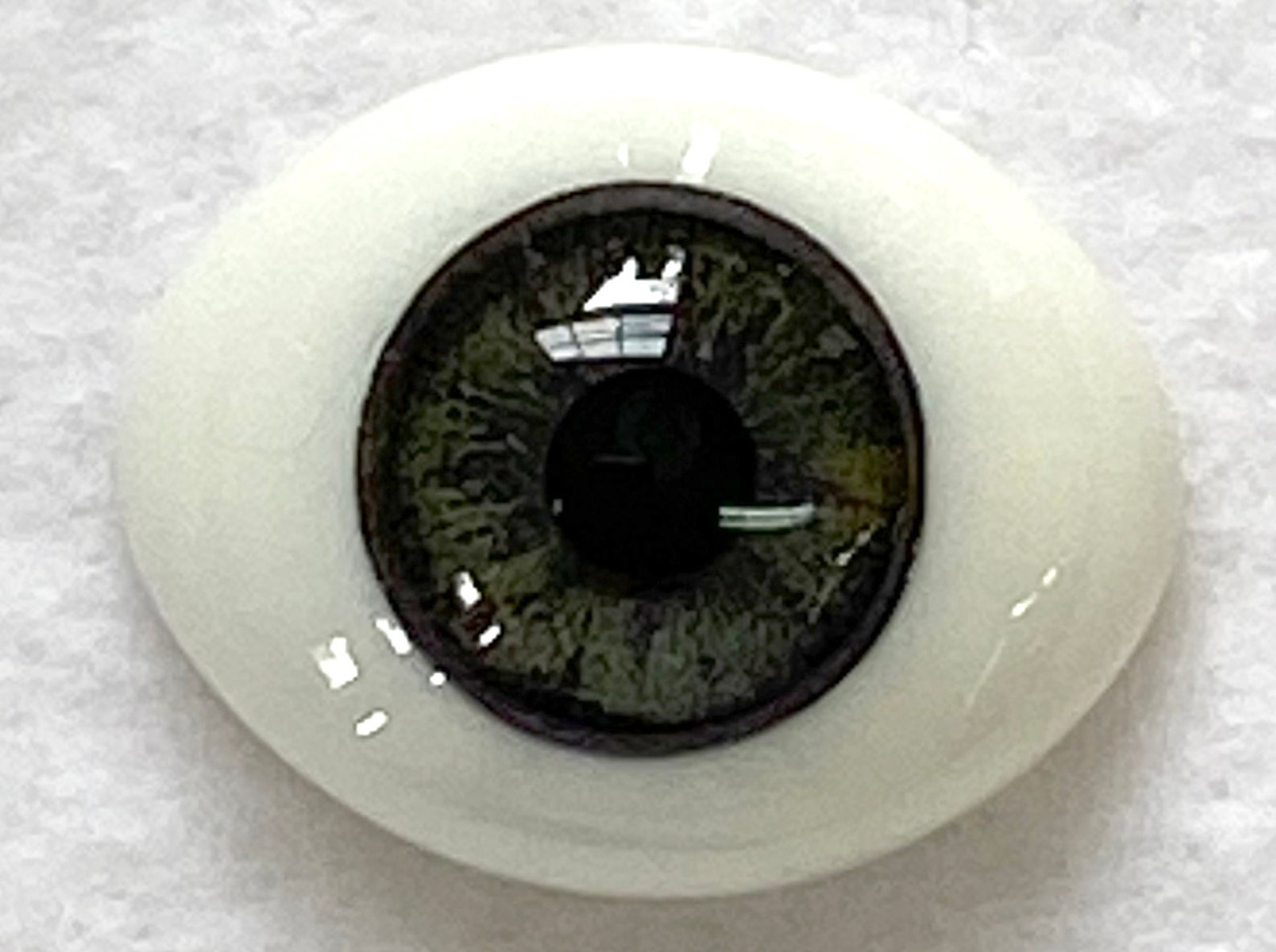 Glass Oval Paperweight Doll Eyes With a Human Iris One Pair - Etsy