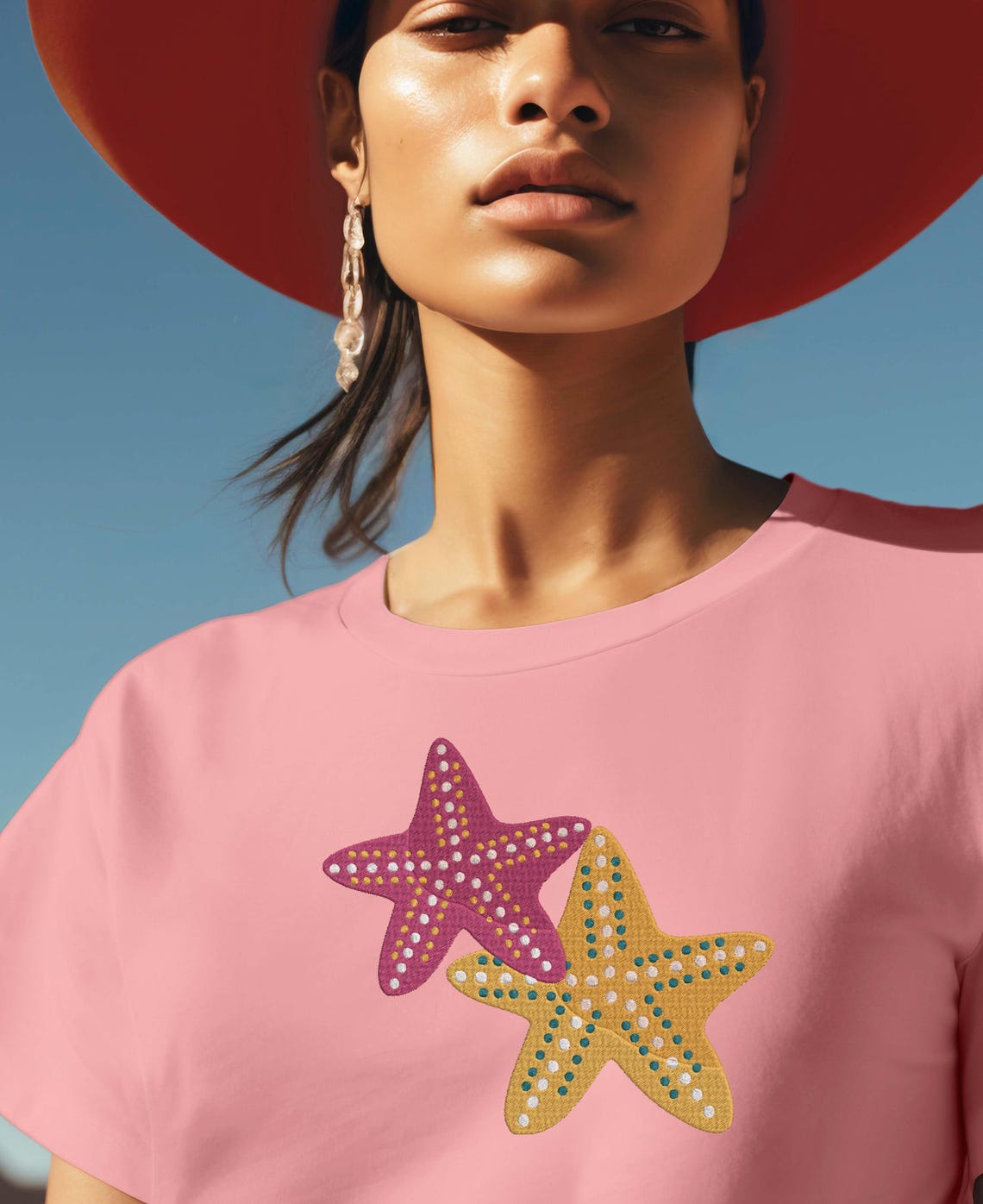 Starfish Embroidery Design – Beach Ocean Sea Life Machine Embroidery ...