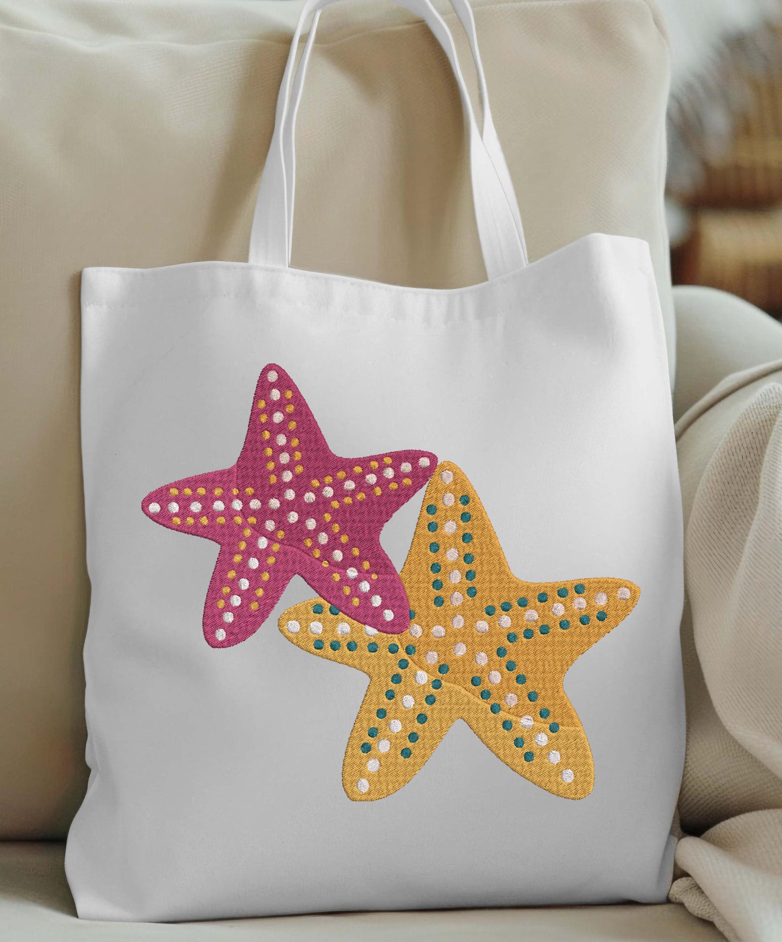 Starfish Embroidery Design – Beach Ocean Sea Life Machine Embroidery ...