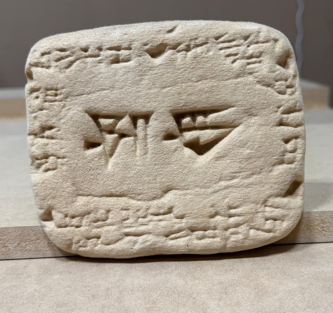 A Name Written in Assyrian Cuneiform Script - Etsy