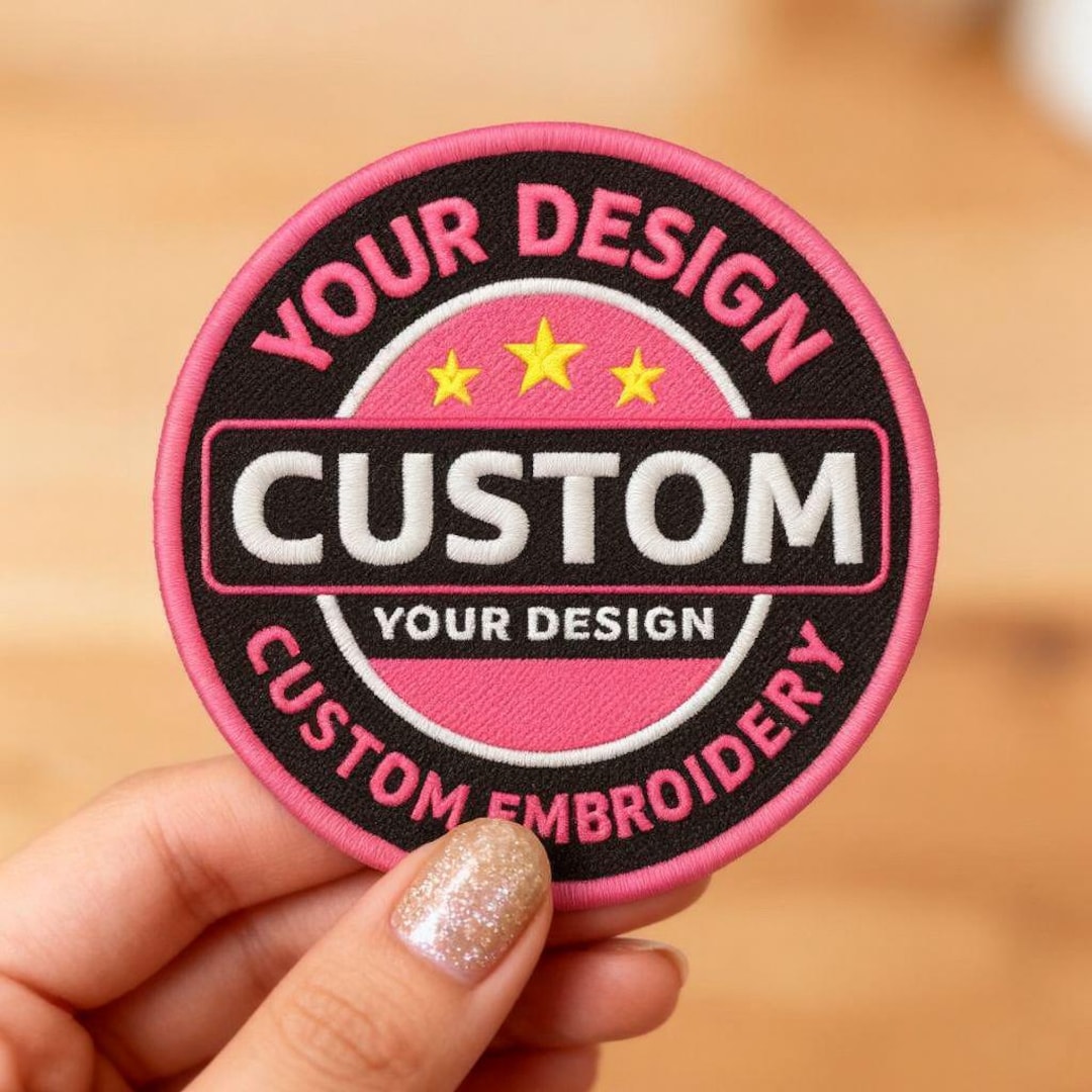 Custom Embroidery Patches - Hat Patch - Iron-on Patch (15 Pcs Min) - Etsy