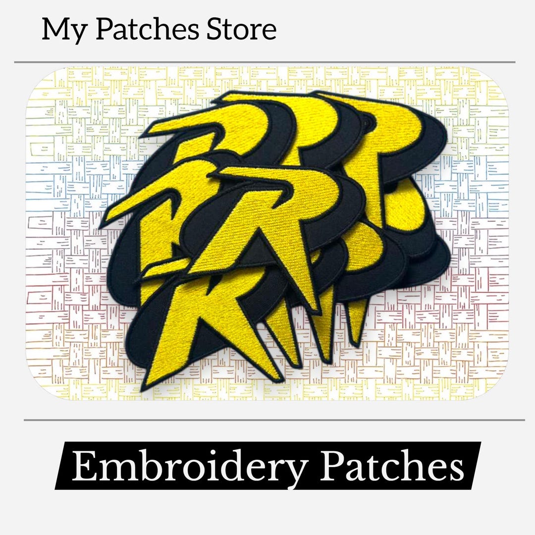 Robin R Logo Embroidered Patch | Batman Animated Robin Patch ...