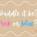 Waddle It Be Gender Reveal Banner, Duck Baby Shower Decoration - Etsy