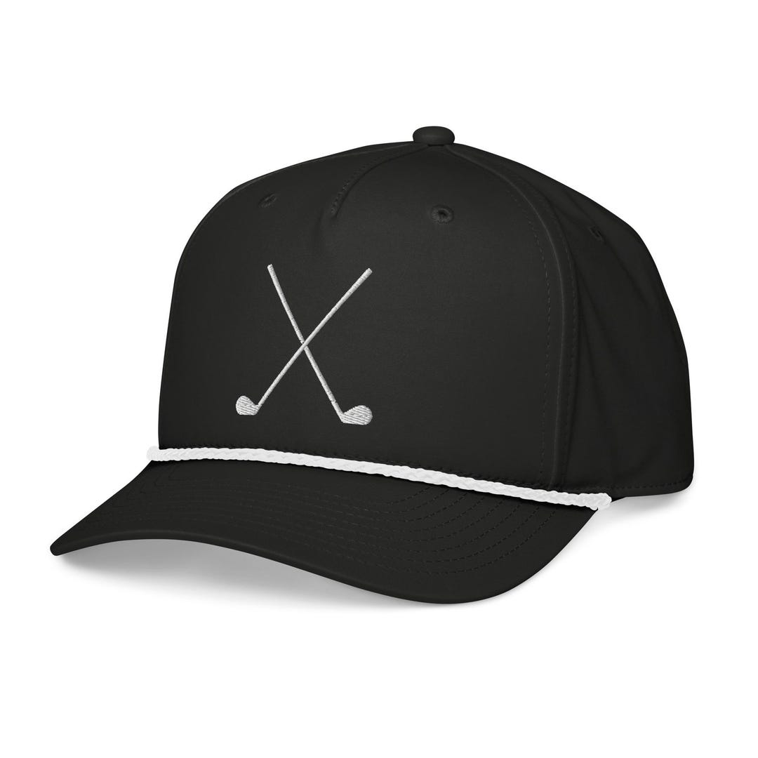 Crossed Golf Clubs Rope Hat - Etsy