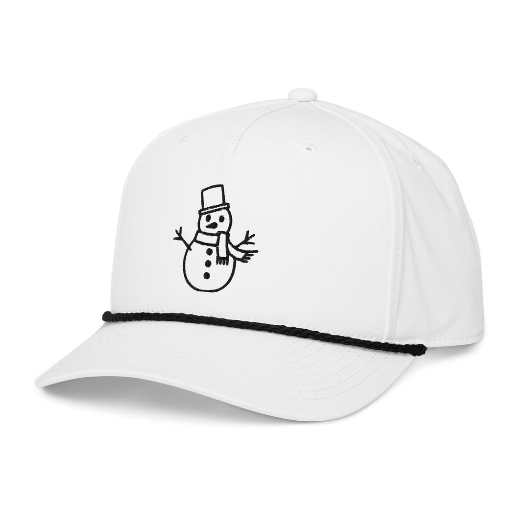 Snowman Golf Rope Hat - Etsy