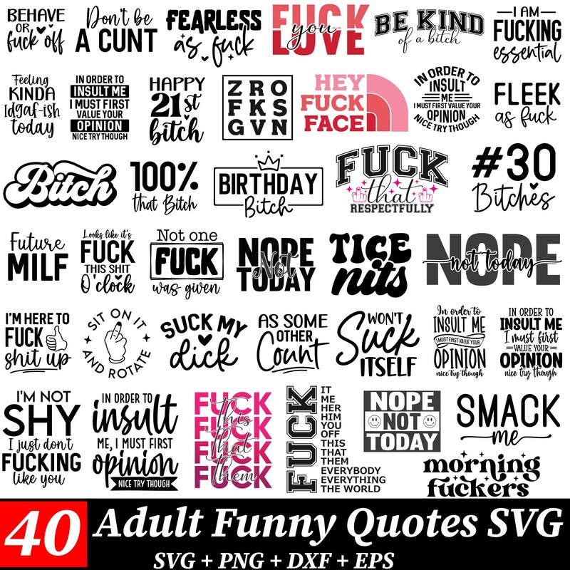 Rude Svg - Etsy UK