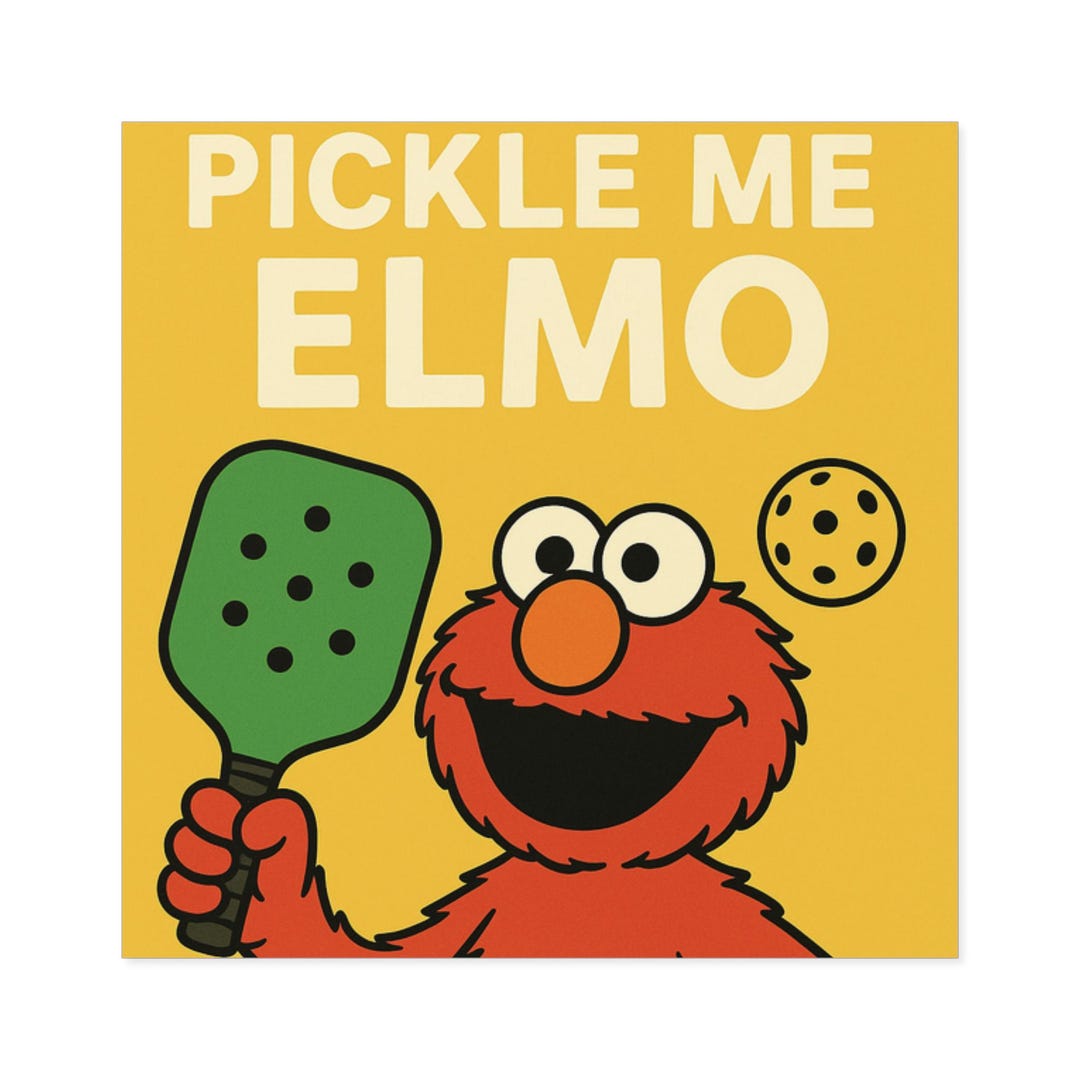 Fun Elmo "pickle Me" Stickers - Kids Room Decor, Laptops, Water Bottles ...
