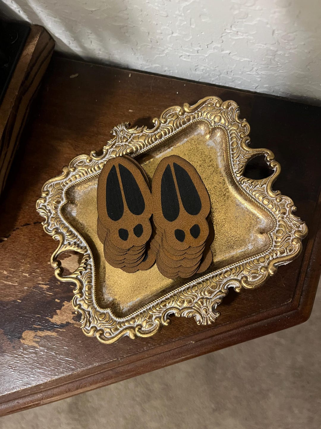 Deer Lady Legend, Deer Hooves Deer Hoof Track Leather Patch, Deer Woman ...