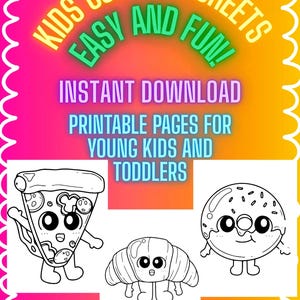 35 Easy Kids Colouring Pages: Fun Toddler & Preschool Activities (PDF ...