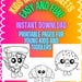 35 Easy Kids Colouring Pages: Fun Toddler & Preschool Activities (PDF ...