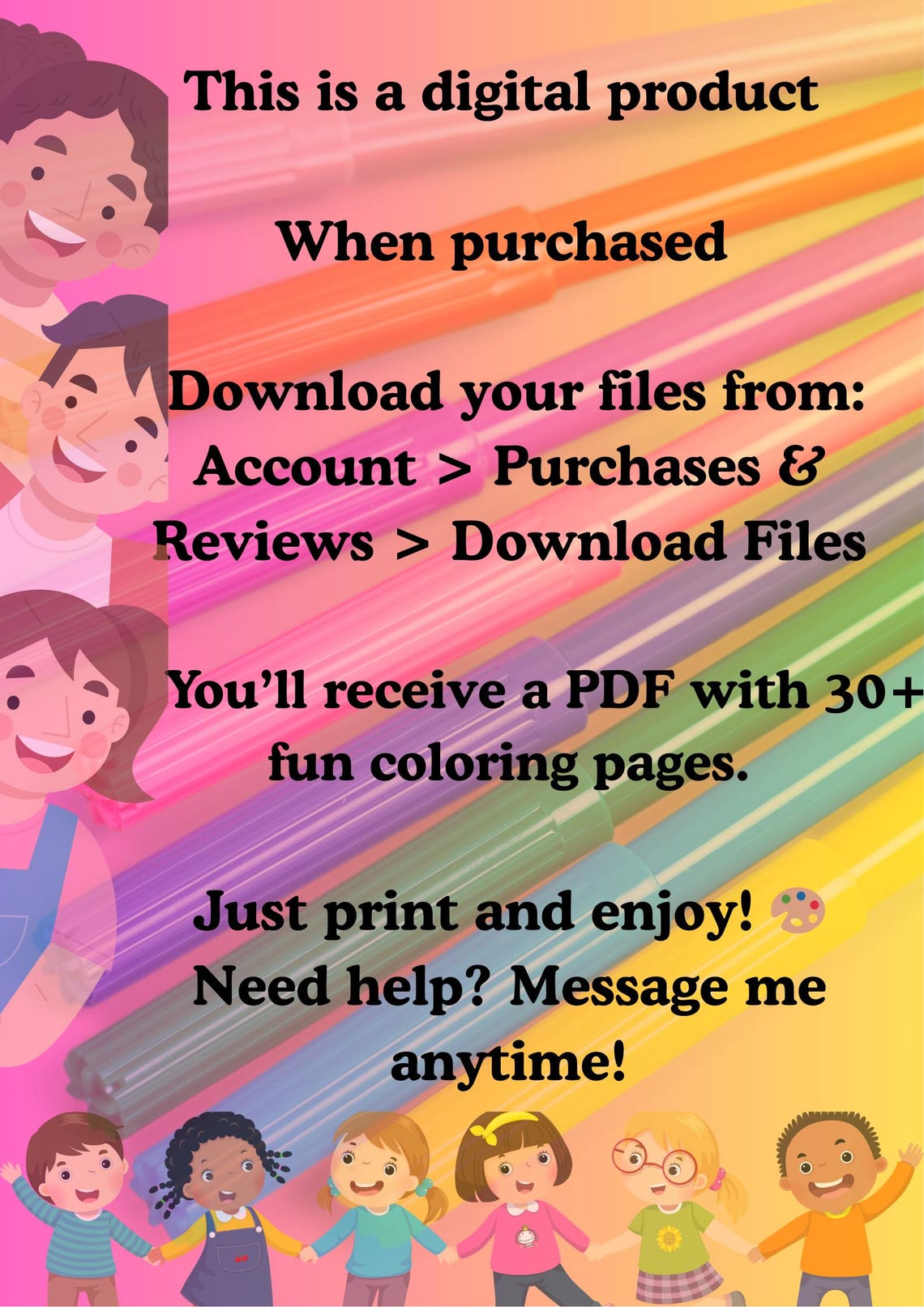 35 Easy Kids Colouring Pages: Fun Toddler & Preschool Activities (PDF ...