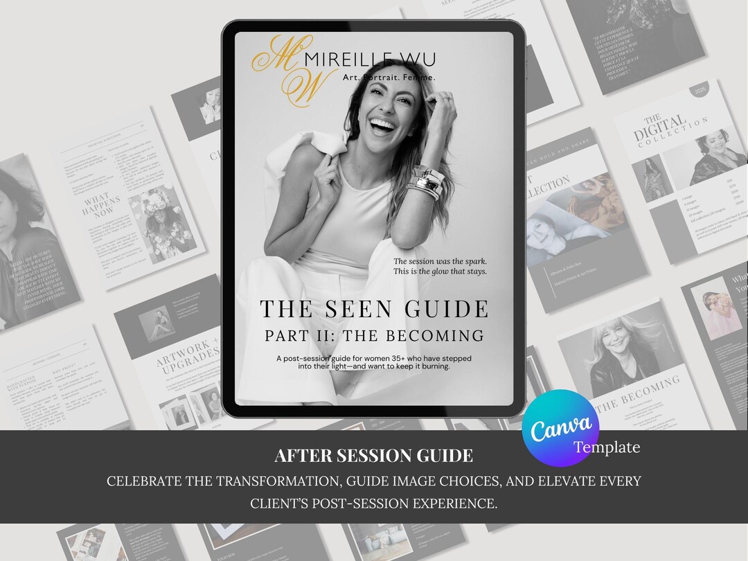 The Seen Guide Part II – Editable Post-session Guide for Portrait ...
