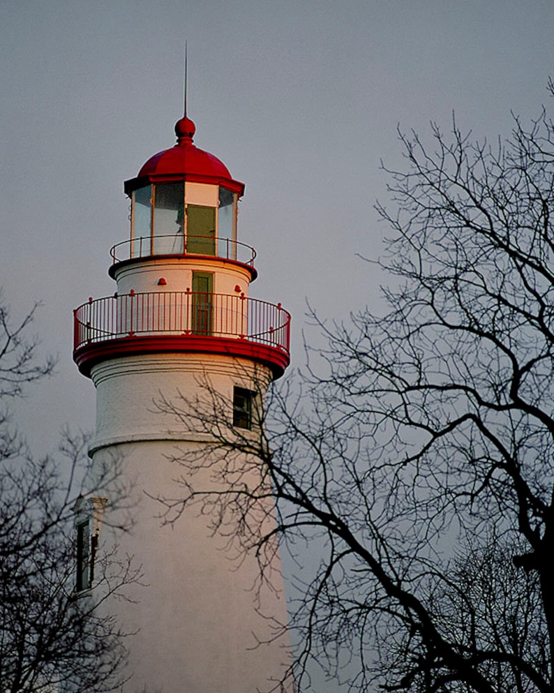 Marblehead Ohio Lighthouse Art Print, Great Lakes Wall Art - Etsy