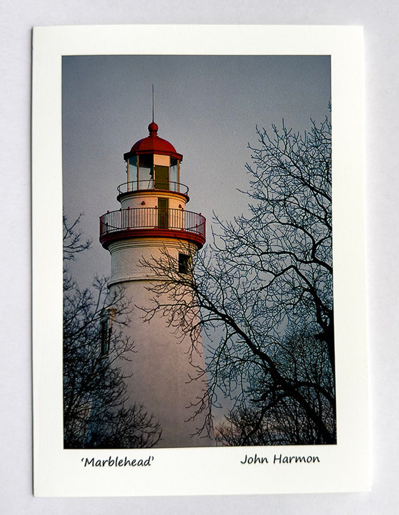 Marblehead Ohio Lighthouse Art Print, Great Lakes Wall Art - Etsy
