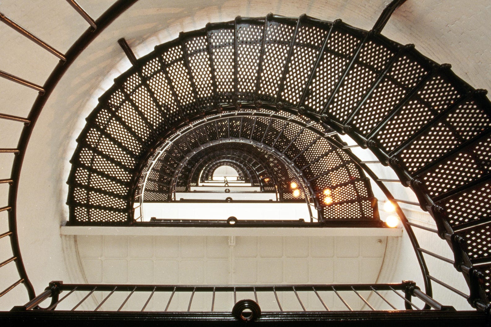 A Circular Staircase in a Lighthouse on Florida's East Coast Photo - Etsy
