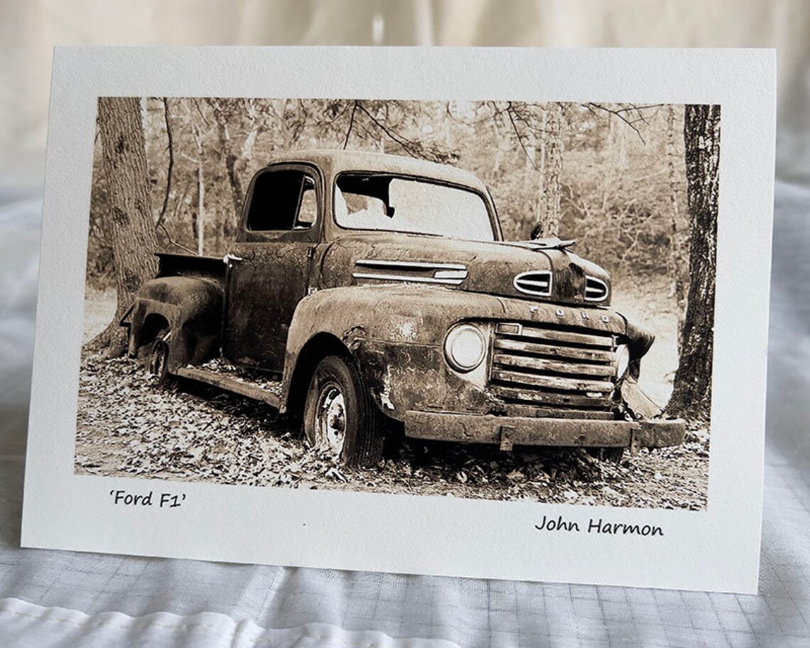 Ford F 1 Truck Sepia Toned Photo Decor for Men - Etsy