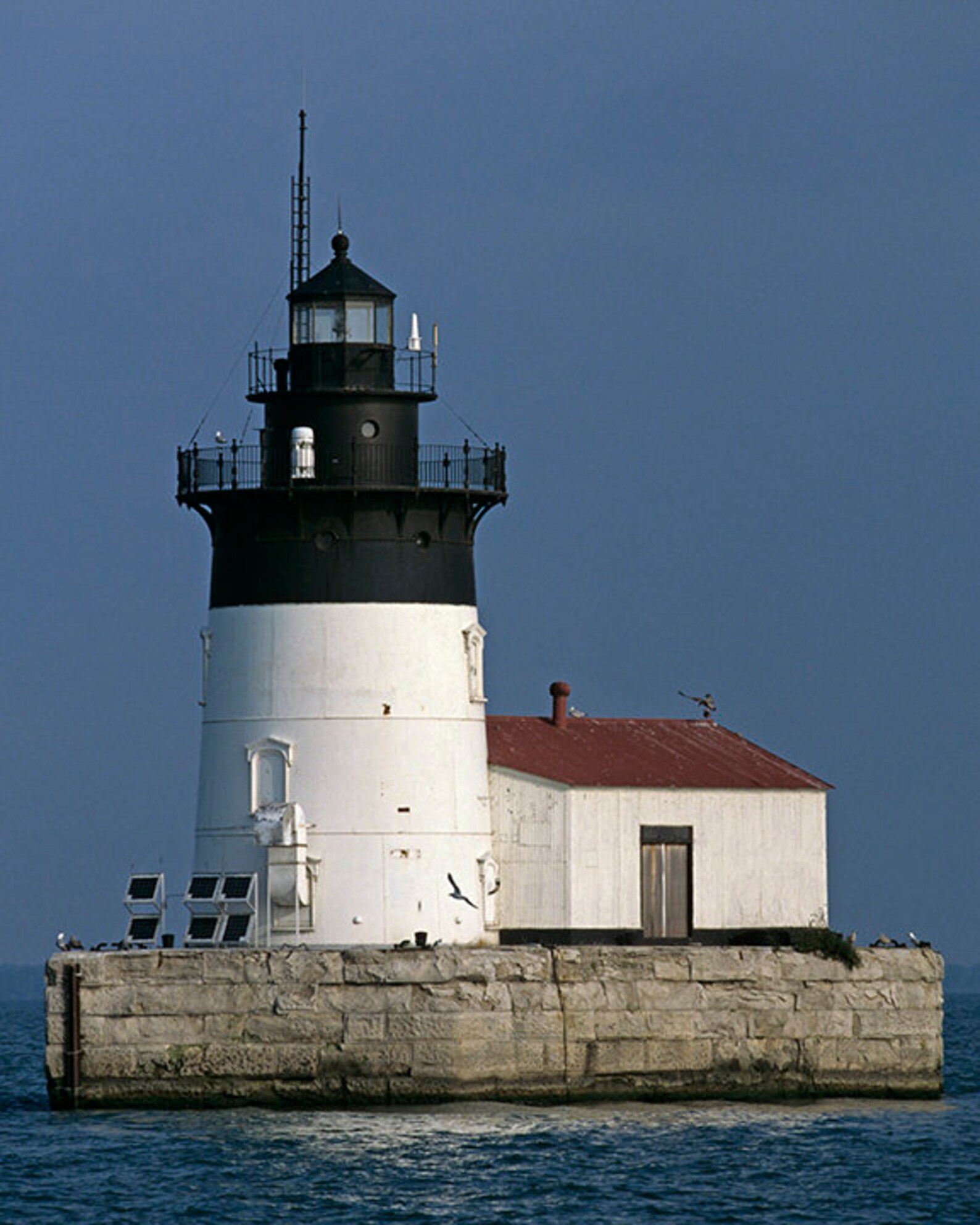 Detroit River Lighthouse on Lake Erie Fine Wall Art for Nautical Home ...