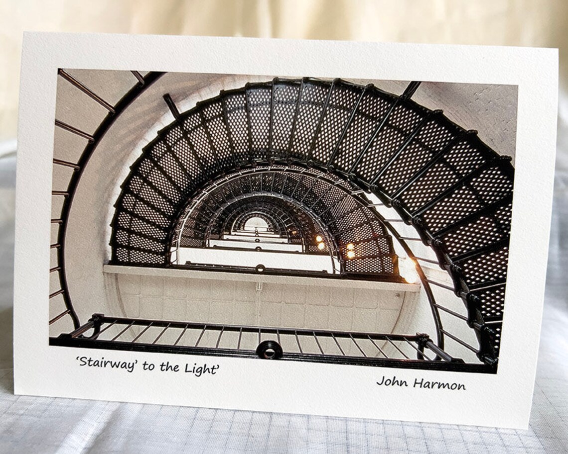 A Circular Staircase in a Lighthouse on Florida's East Coast Photo - Etsy