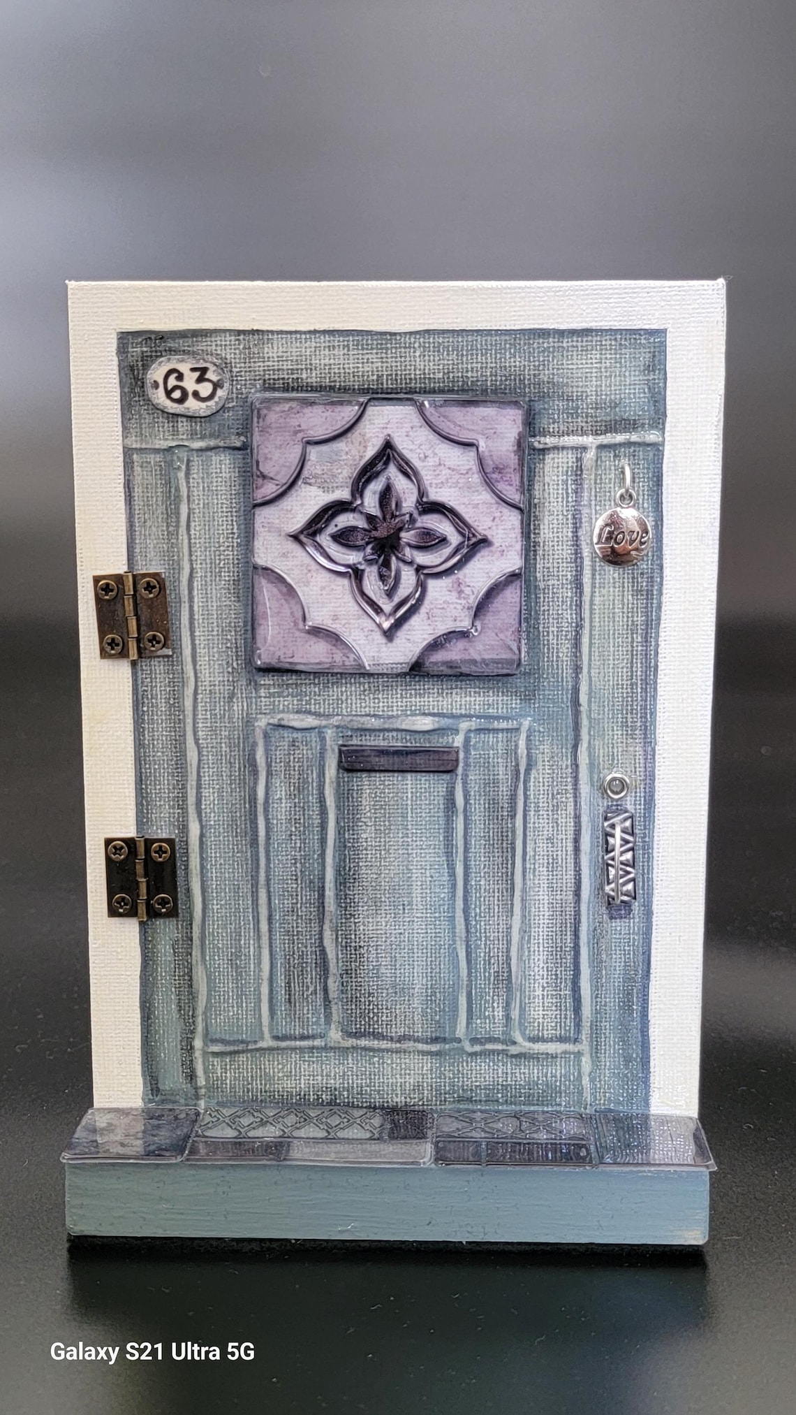 Handmade Miniature Door/miniature House Decorations-rustic/colonial ...