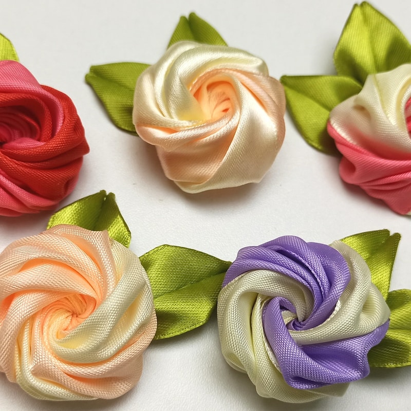 Ribbon Rose Tutorial - Etsy