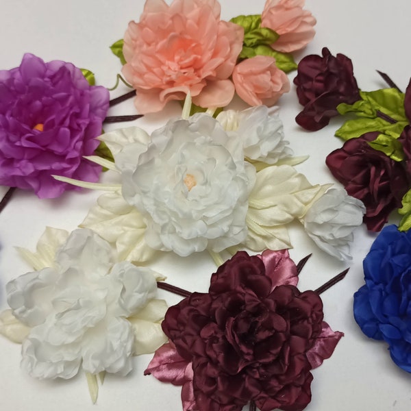 Ribbon Flowers Tutorial - Etsy