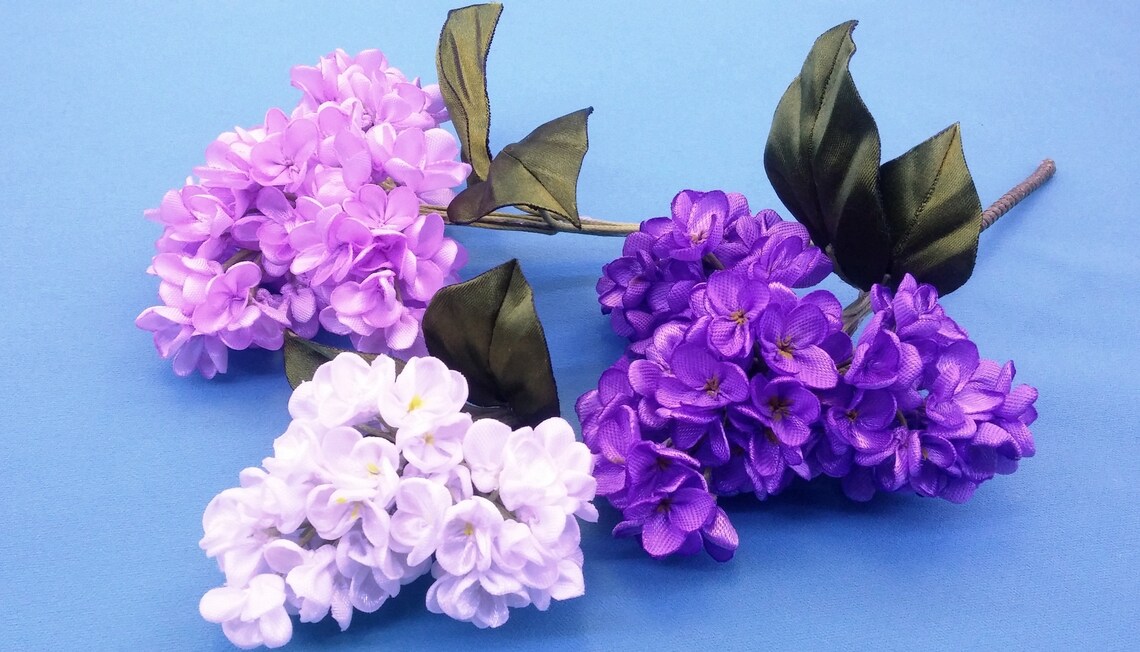 One Video File of Tutorial: Lilac of Ribbons, Easy Way and Beautiful ...