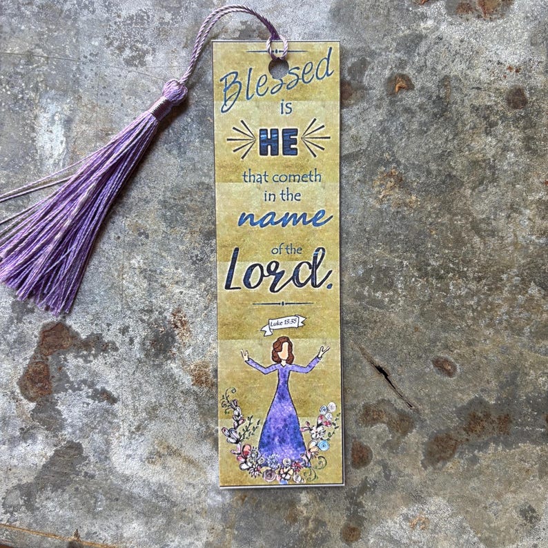 Christian Bookmarks: Laminated Bible Markers With Tassels • Scripture ...