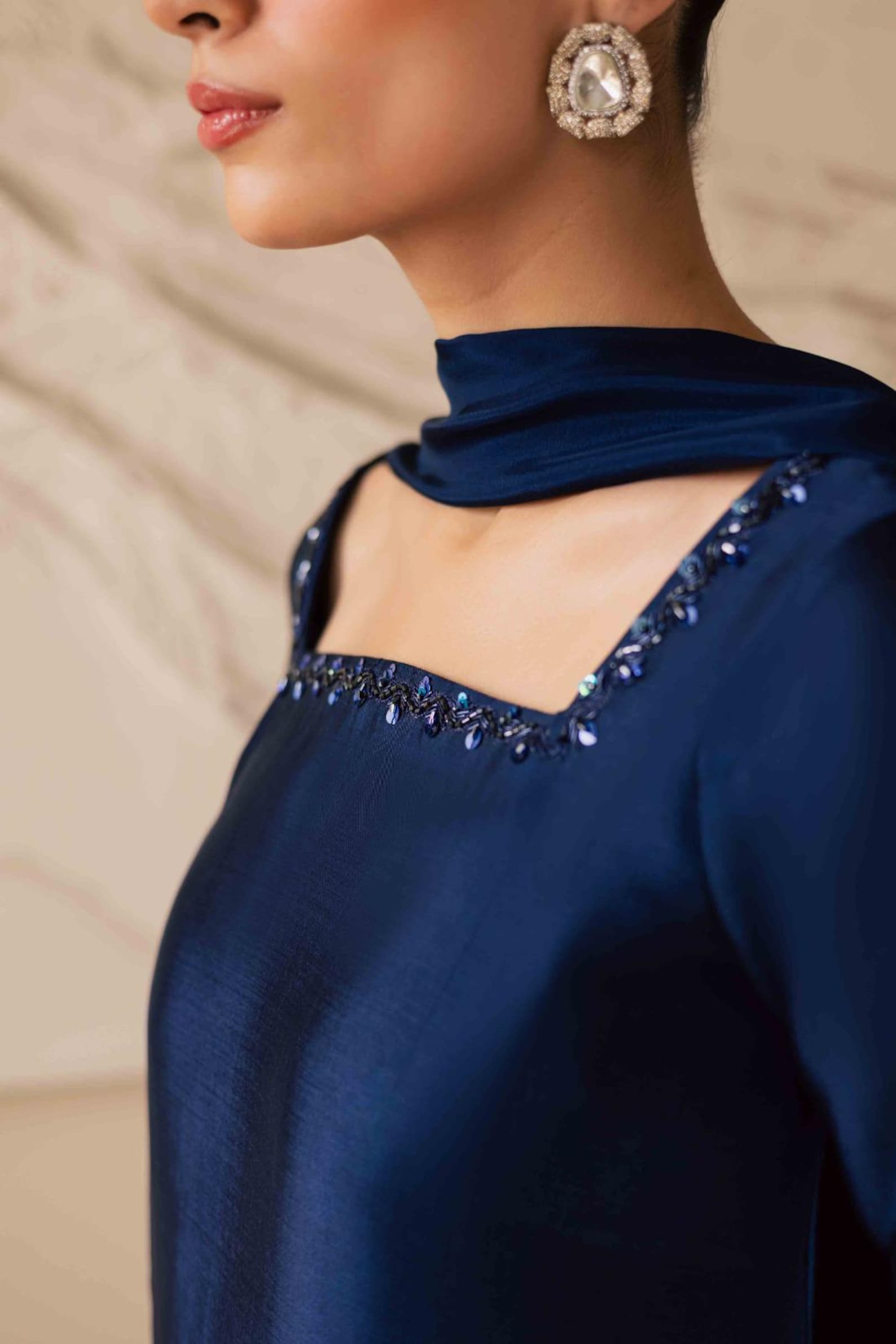 Embroidered Raw Silk Shalwar Kameez: Pakistani Partywear Nikkah Dress ...