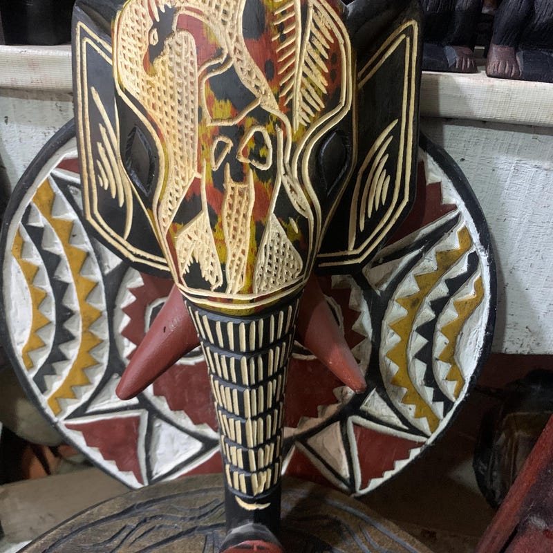 African Zulu Mask - Etsy