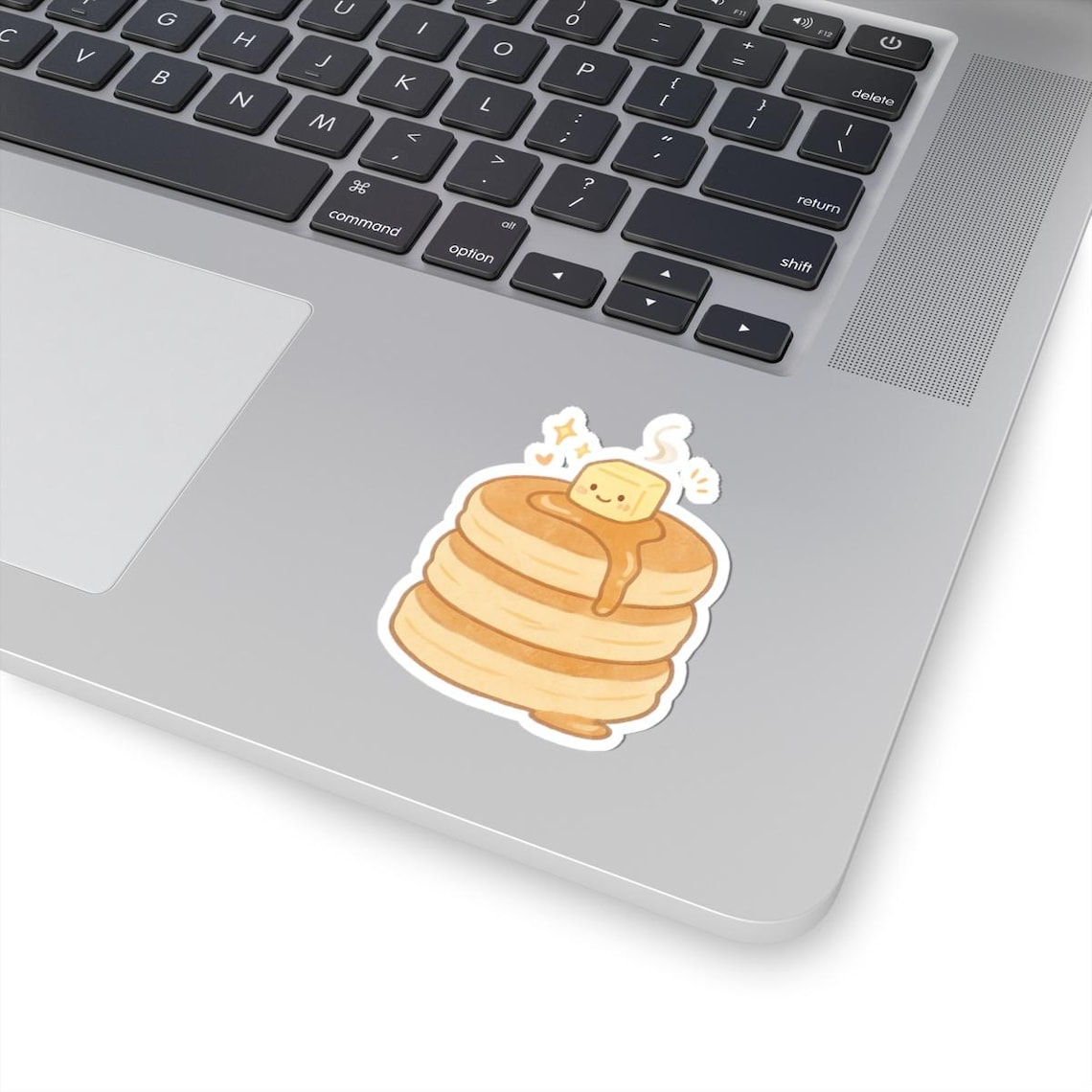 Cute Pancake Stack Vinyl Sticker | Kawaii Pastel Breakfast Aesthetic ...