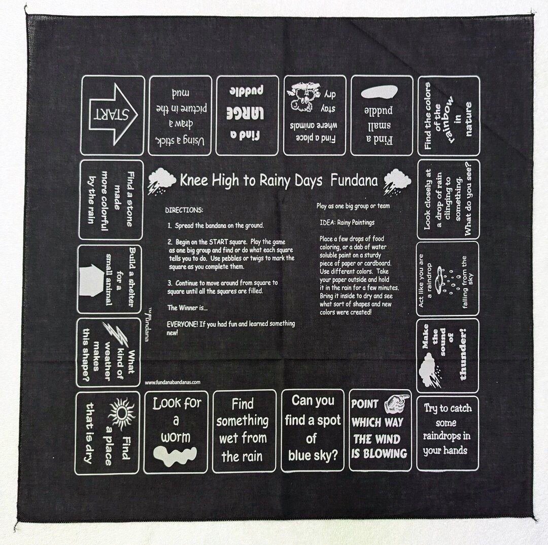 Rainy Day Scavenger Hunt Fundana – Outdoor Game for Kids Ages 3–6 ...